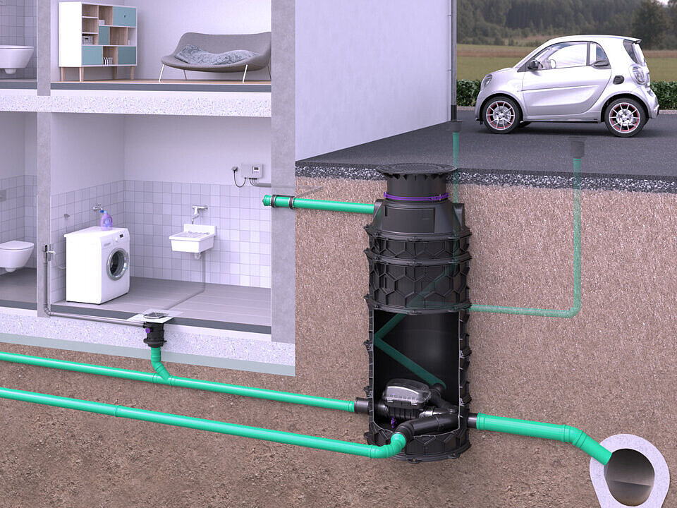 Regard modulaire antiretour - KESSEL - mastering water